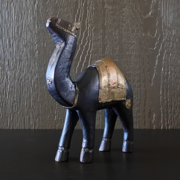 Vintage | Art | Vintage Wooden Carved Handmade Camel Figurine Sculpture ...